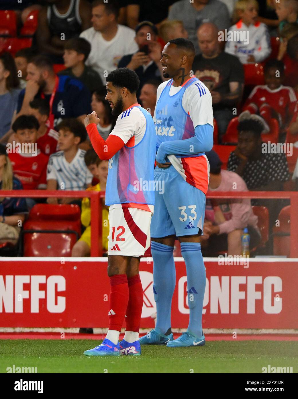 Forest giants, Andrew Omobamidele and Carlos Miguel, Nottingham Forest ...