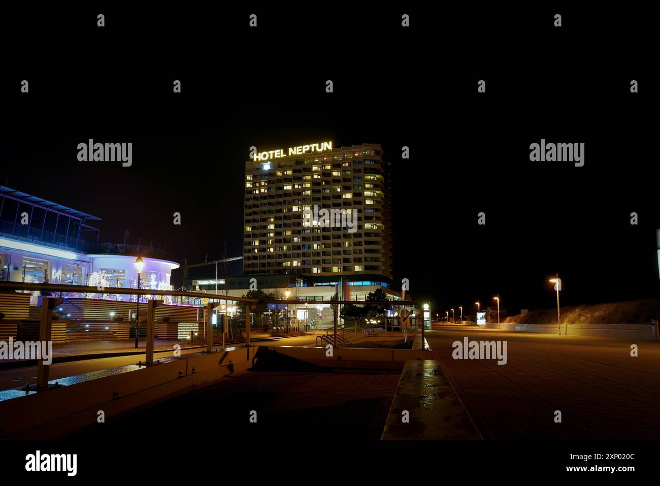 Hotel Neptun on the Warnem beach promenade Stock Photo - Alamy