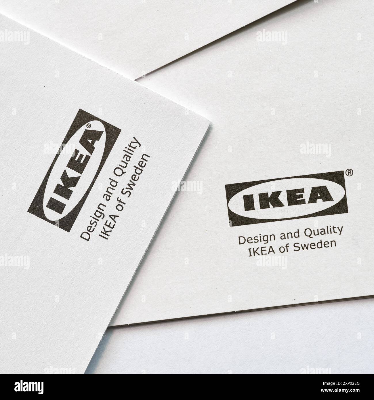 Building instructions from M Stock Photo - Alamy