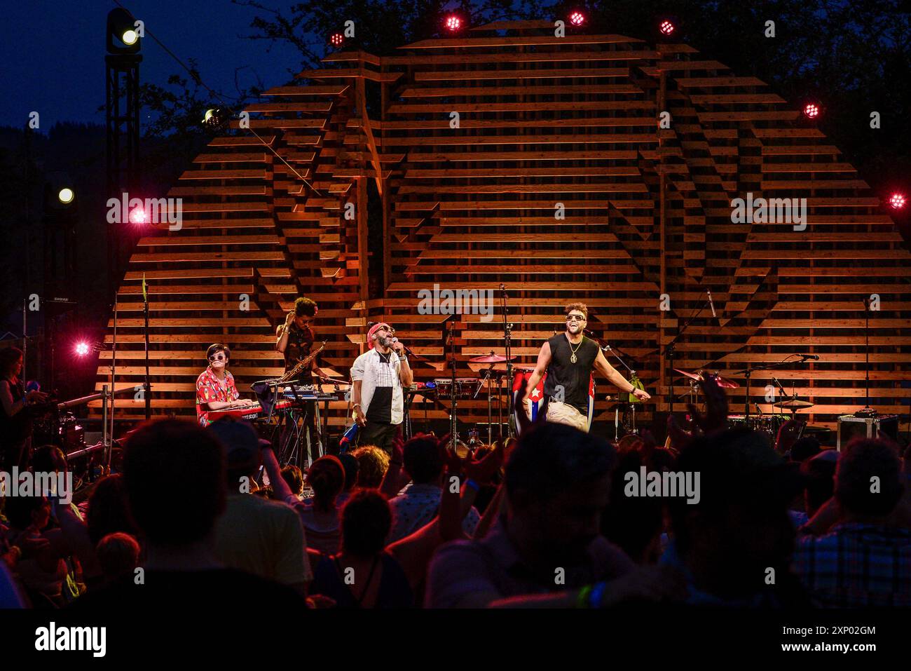 Happy Valley, Oregon, USA on 1st August 2024. Grammy-nominated musician ...
