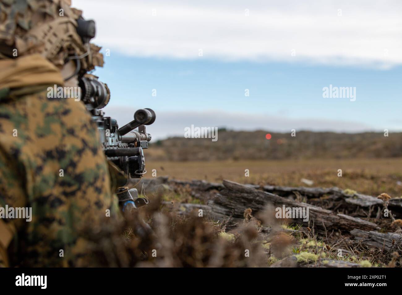 U.S. Marine with 2nd Battalion, 4th Marine Regiment, 1st Marine ...