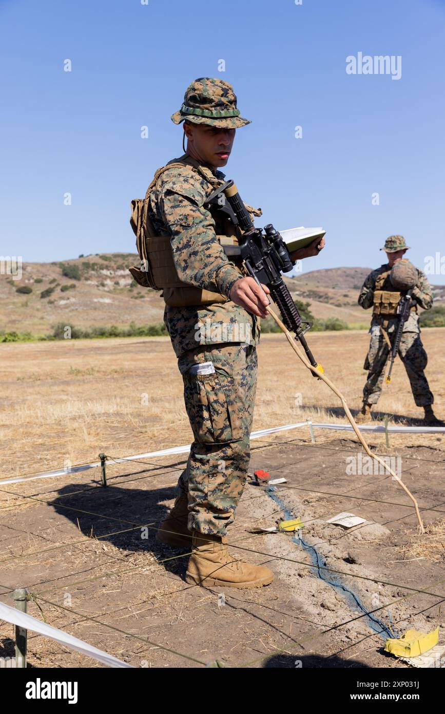 U.S. Marine Corps Staff Sgt. Jacob Fischer, a dispatcher with I Marine ...