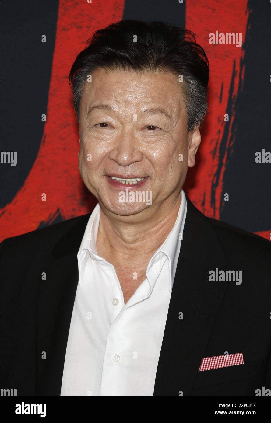 Tzi Ma at the World premiere of Disney's 'Mulan' held at the Dolby ...