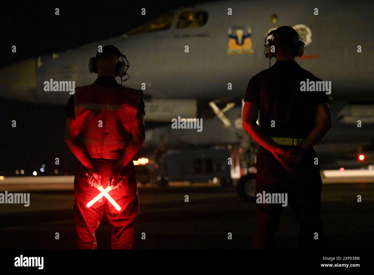U.S. Air Force Staff Sgt. Nico Belandres, 28th Maintenance Group crew ...