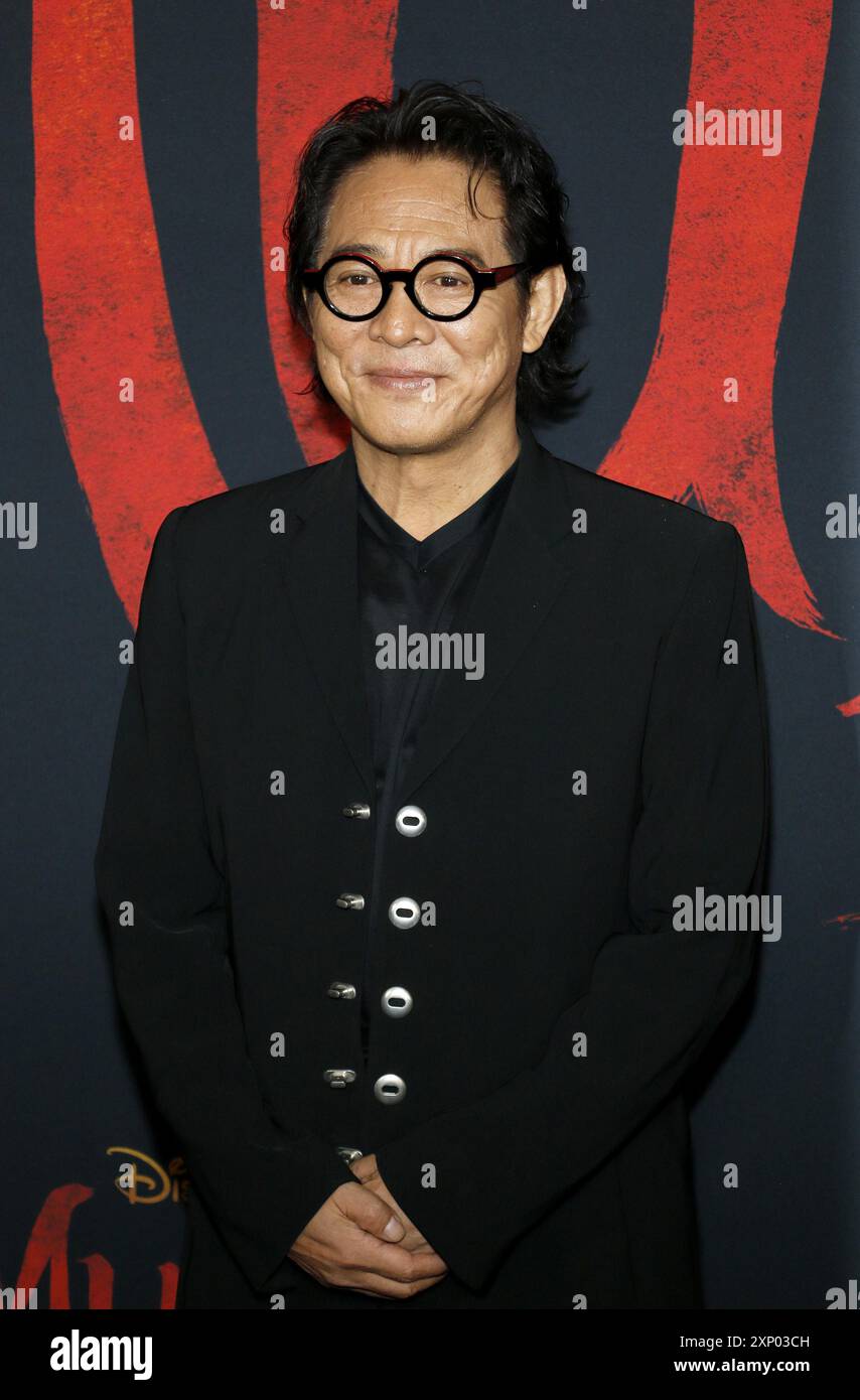 Jet Li at the World premiere of Disney's 'Mulan' held at the Dolby ...