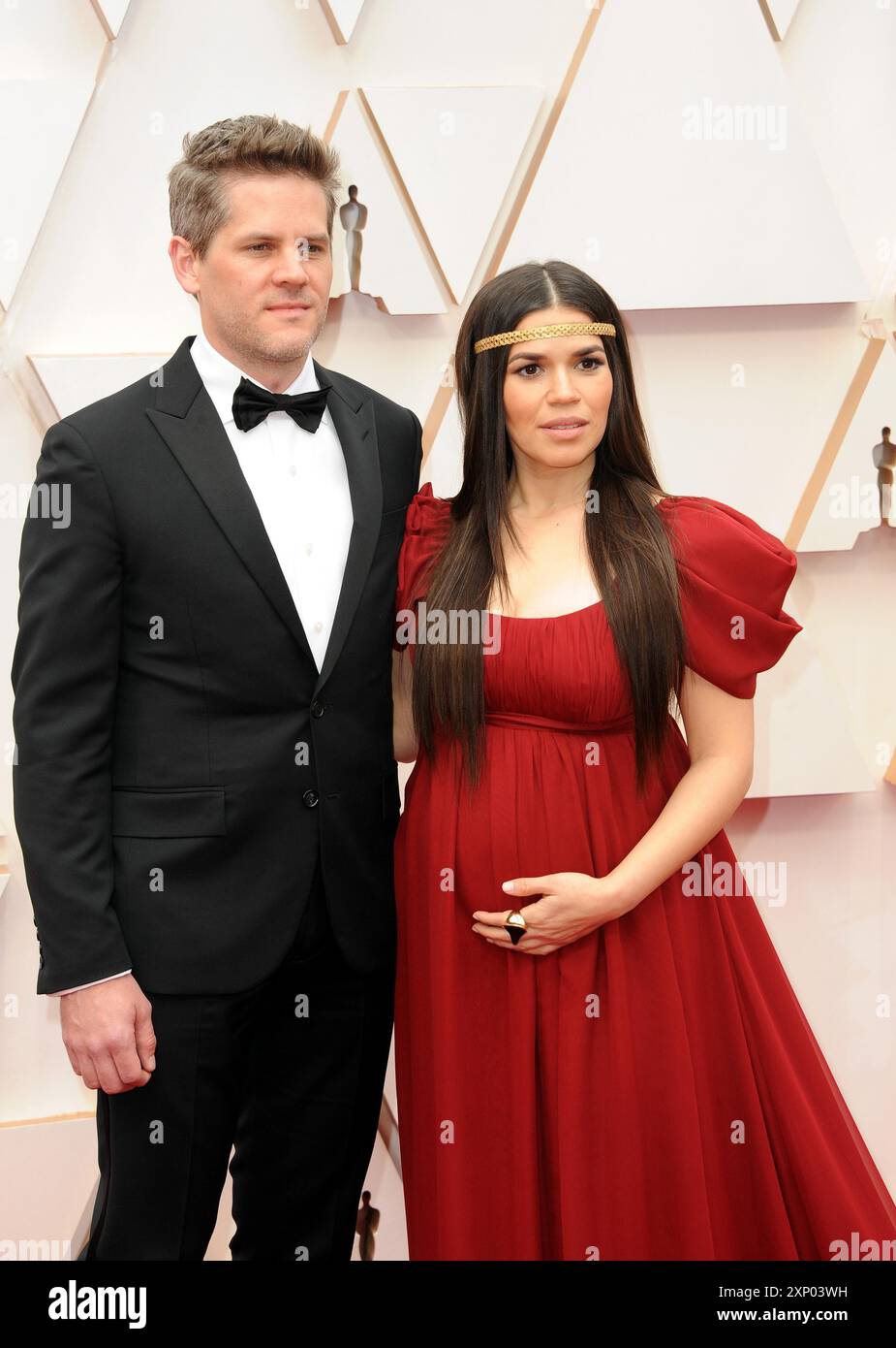 America Ferrera and Ryan Piers Williams at the 92nd Academy Awards held ...