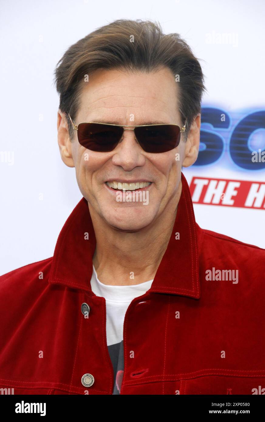 Jim Carrey at the Los Angeles premiere of 'Sonic the Hedgehog' held at ...