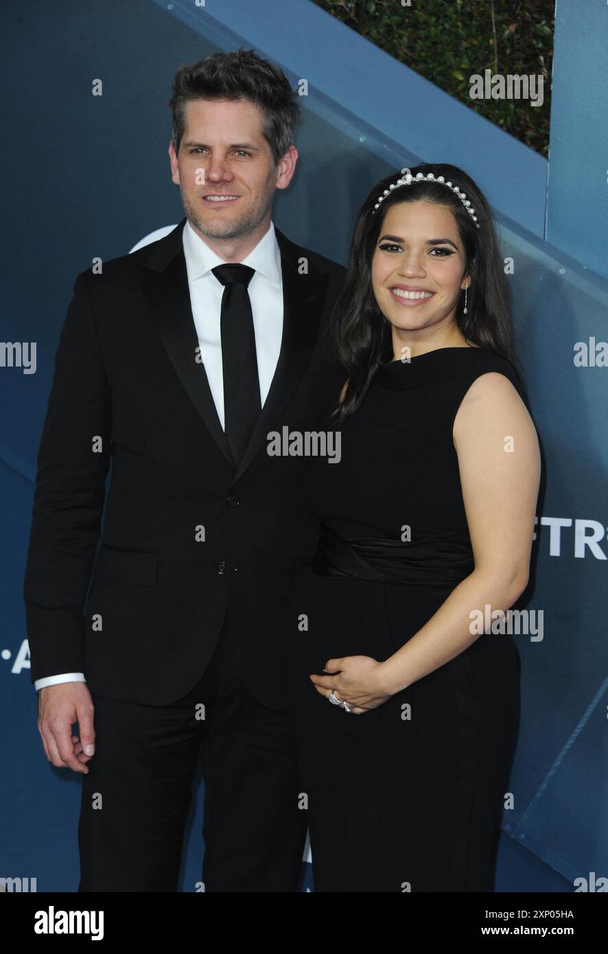 Ryan Piers Williams and America Ferrera at the 26th Annual Screen ...