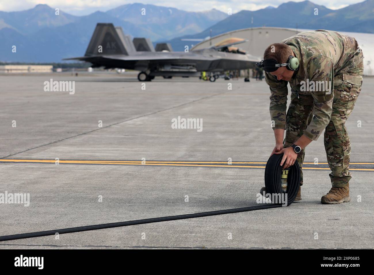 Alaska Air National Guard airmen assigned to the 176th Wing’s 144th ...