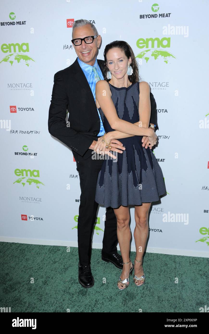 Jeff Goldblum, Emilie Livingston at the Environmental Media Association ...