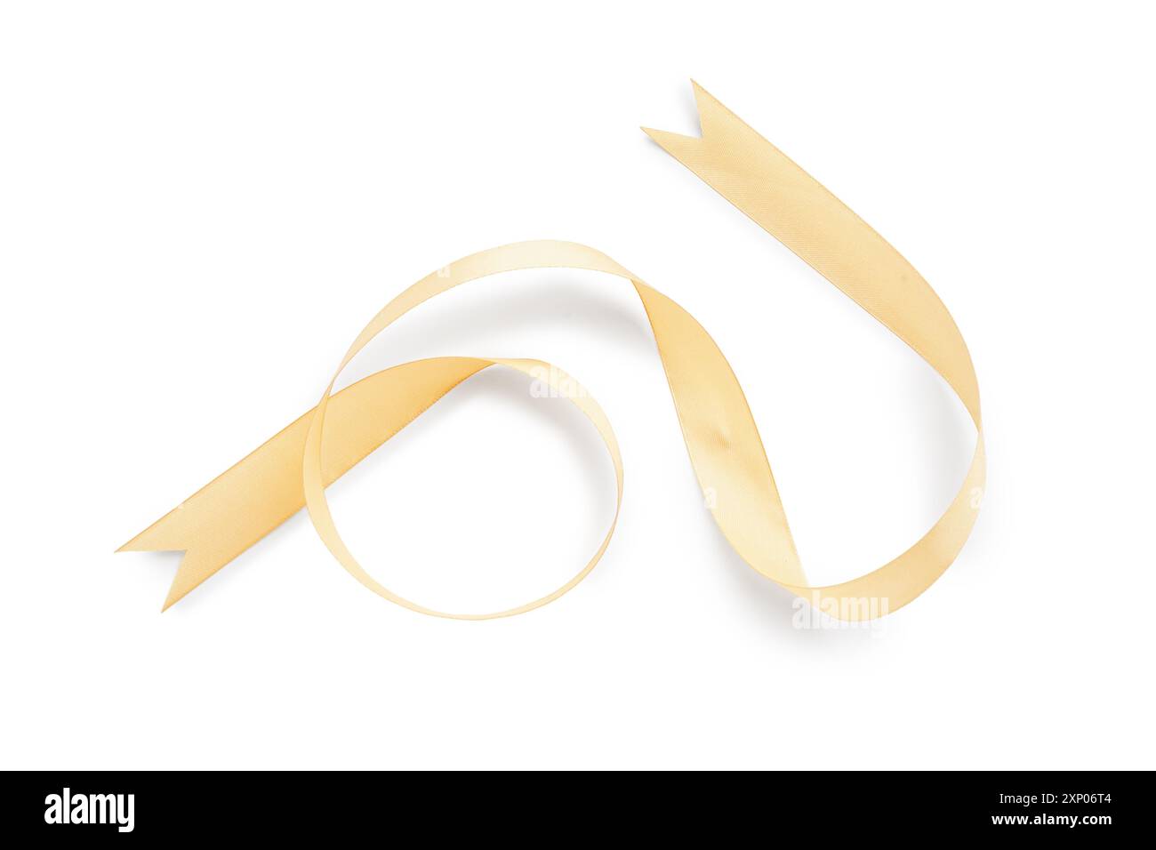 Beige silk ribbon fabric Cut Out Stock Images & Pictures - Alamy