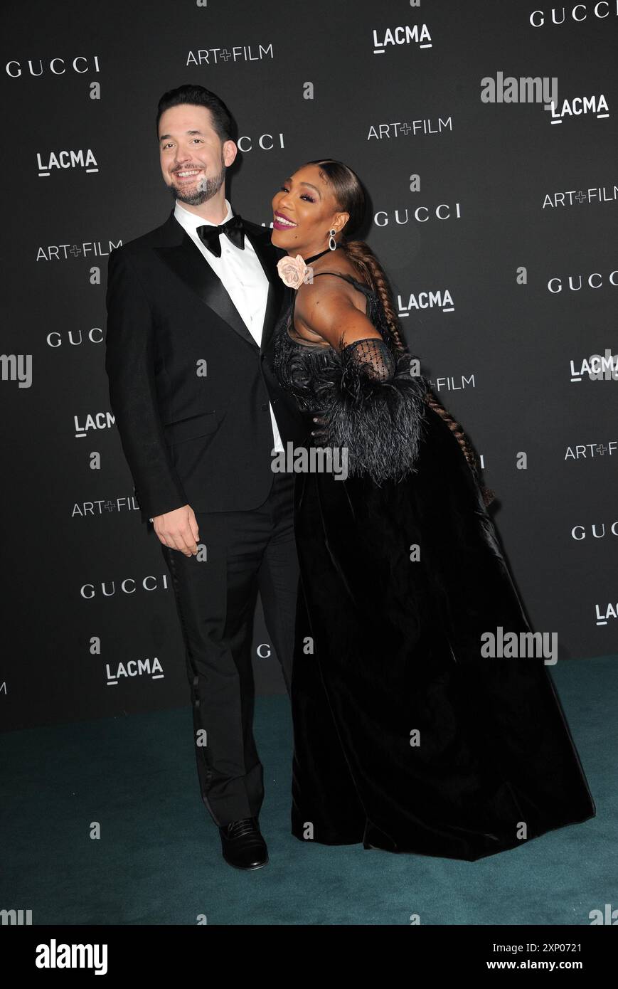 Serena Williams and Alexis Ohanian at the 10th Annual LACMA ART+FILM ...