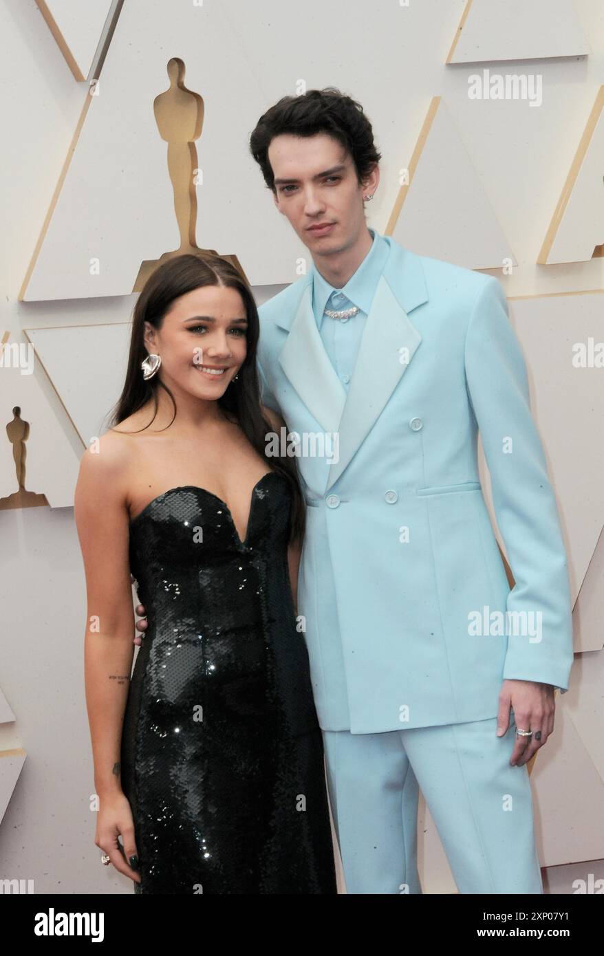 Rebecca Phillipou and Kodi Smit-McPhee at the 94th Annual Academy ...
