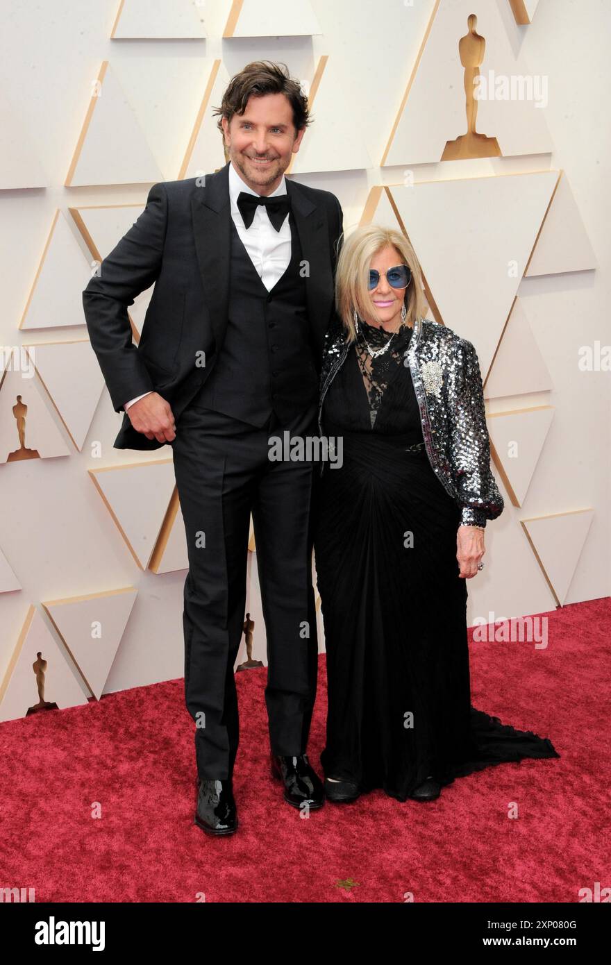 Bradley Cooper and Gloria Campano at the 94th Annual Academy Awards ...
