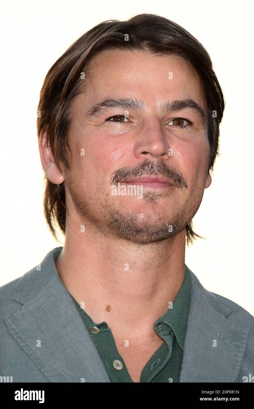 Rome, Italy. 02nd Aug, 2024. American actor and film producer Josh ...
