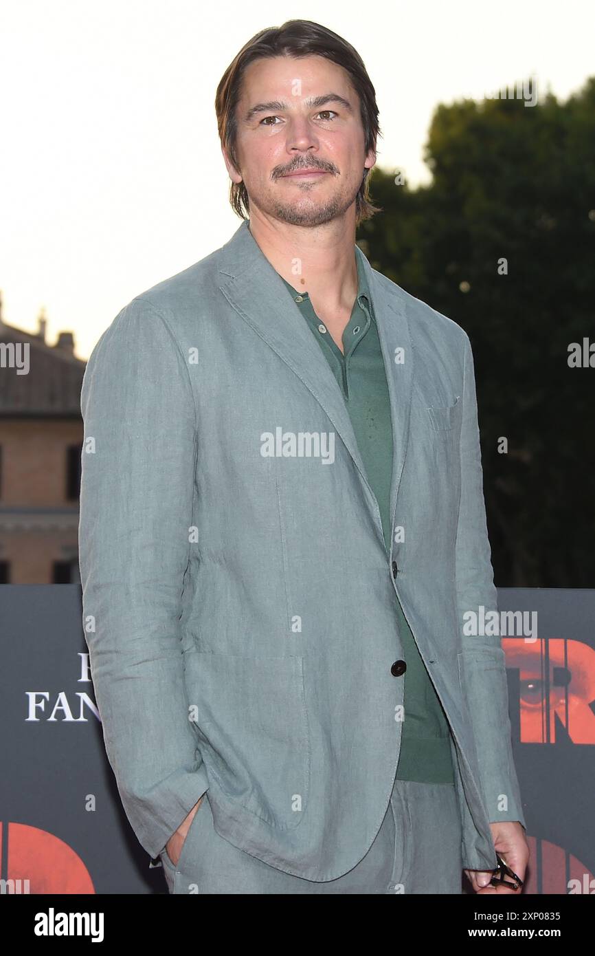 Rome, Italy. 02nd Aug, 2024. American actor and film producer Josh ...
