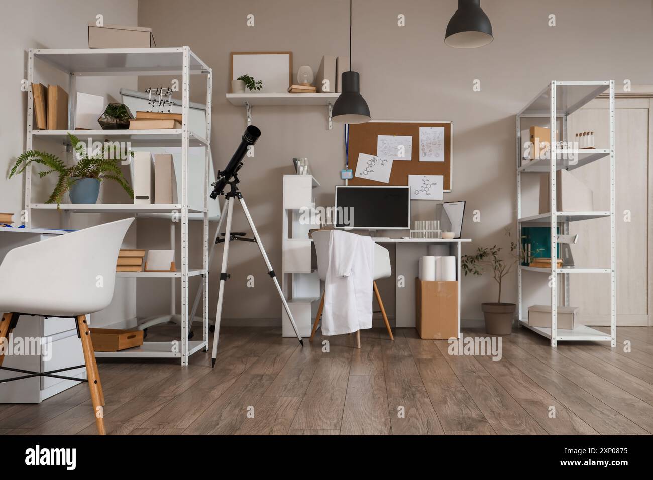 Modern telescope lab hi-res stock photography and images - Alamy