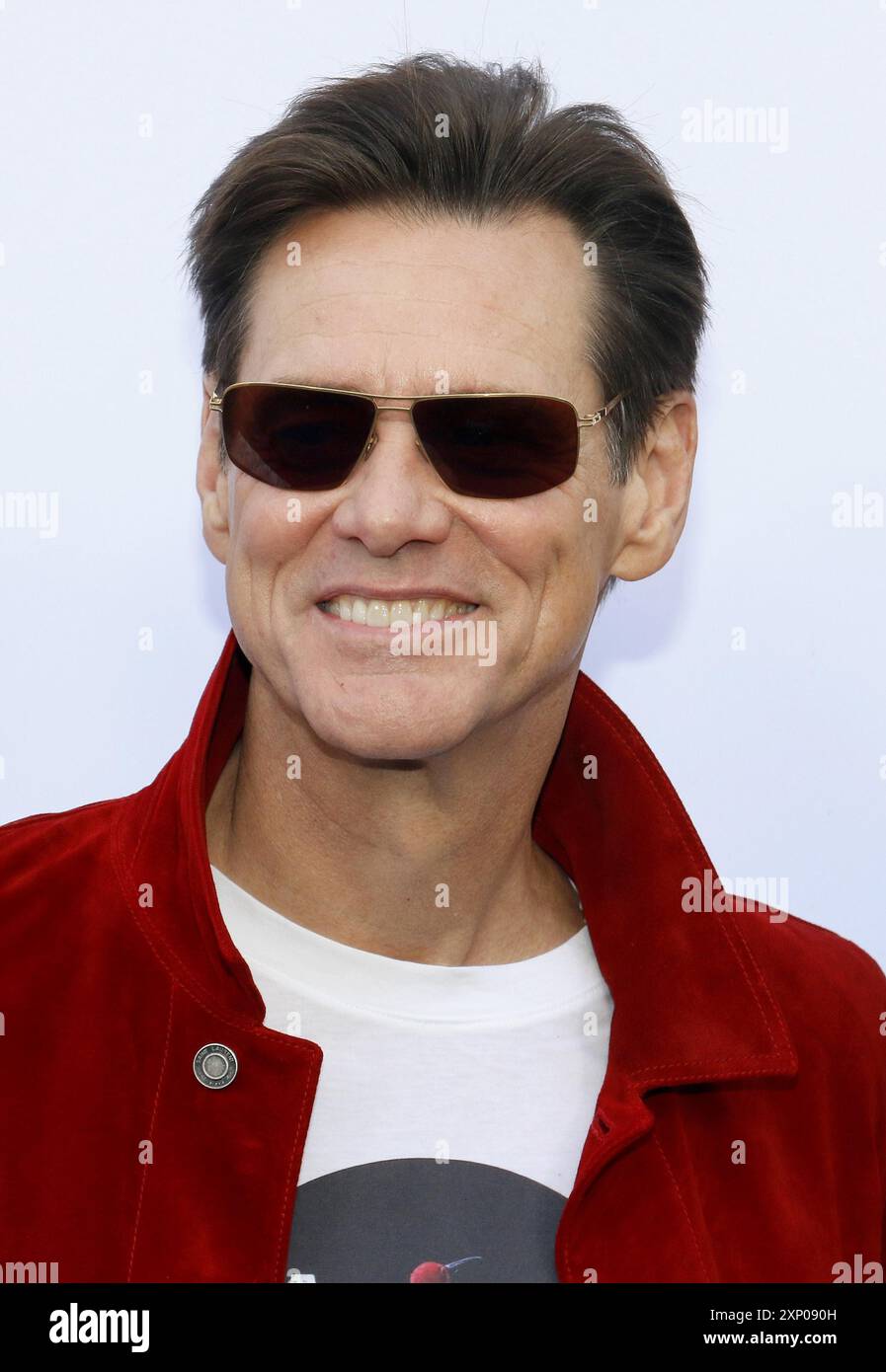Jim Carrey at the Los Angeles premiere of 'Sonic the Hedgehog' held at ...