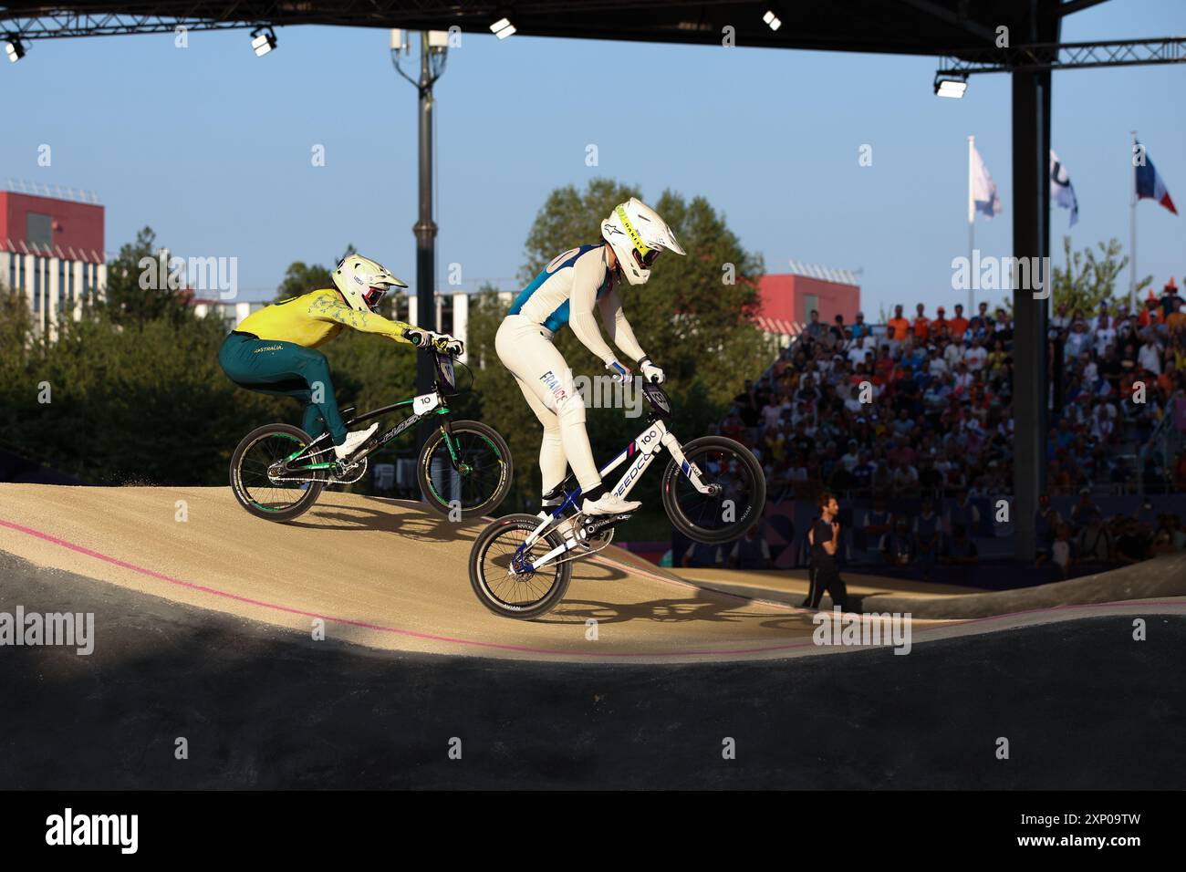 PARIS, FRANCE. 2nd Aug, 2024. Romain Mahieu of Team France in action ...