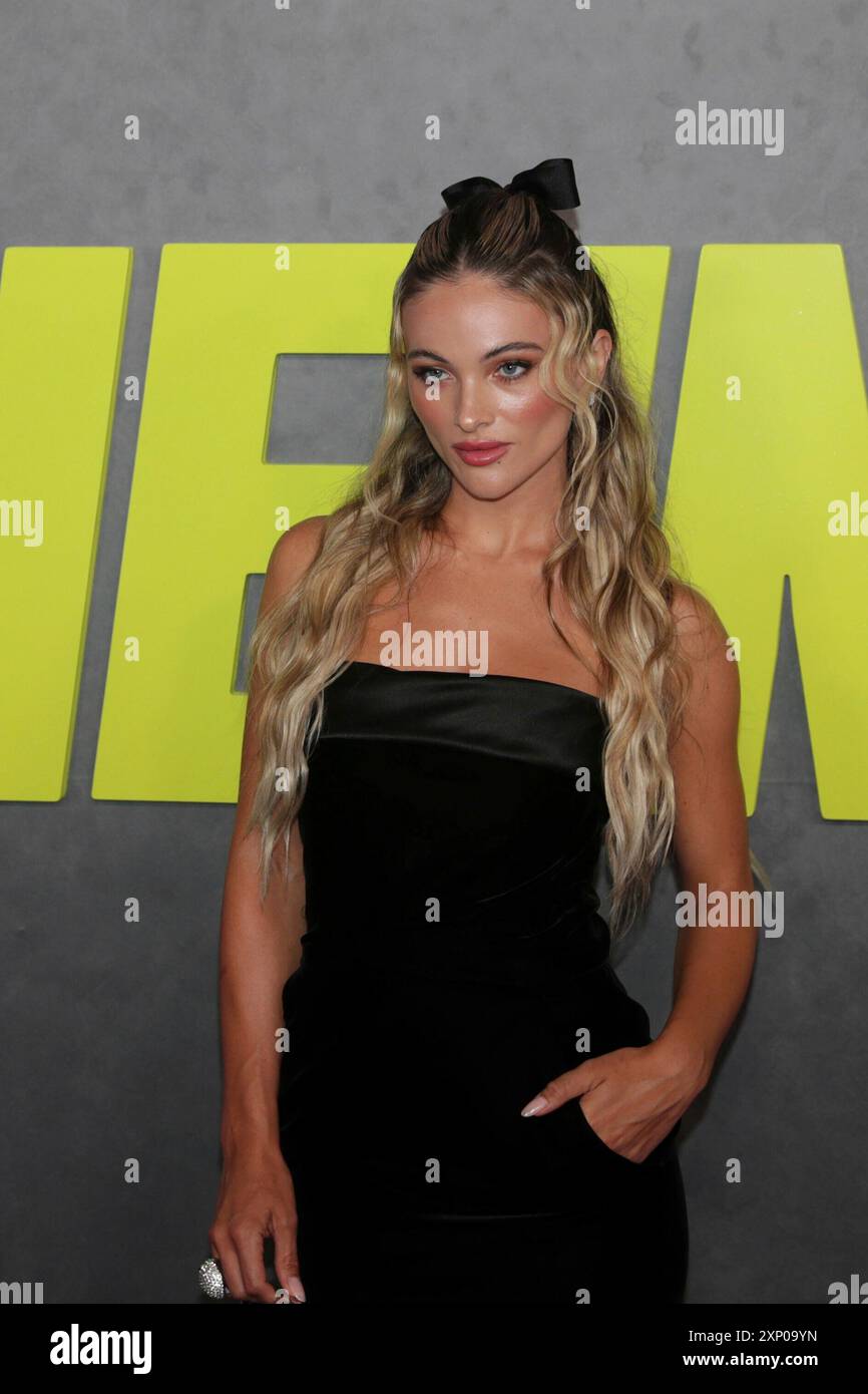 New York, USA, July 31, 2024 - Elysee Sanville attending The Instigators film premiere at Jazz ...