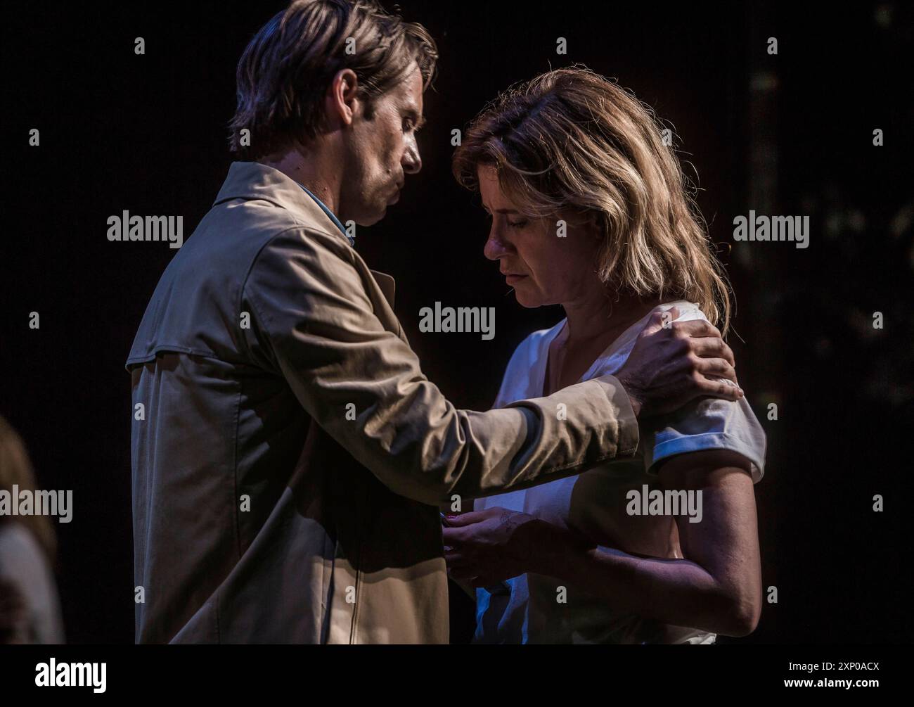 Caroline Peters and Konrad Singer in Stock Photo - Alamy