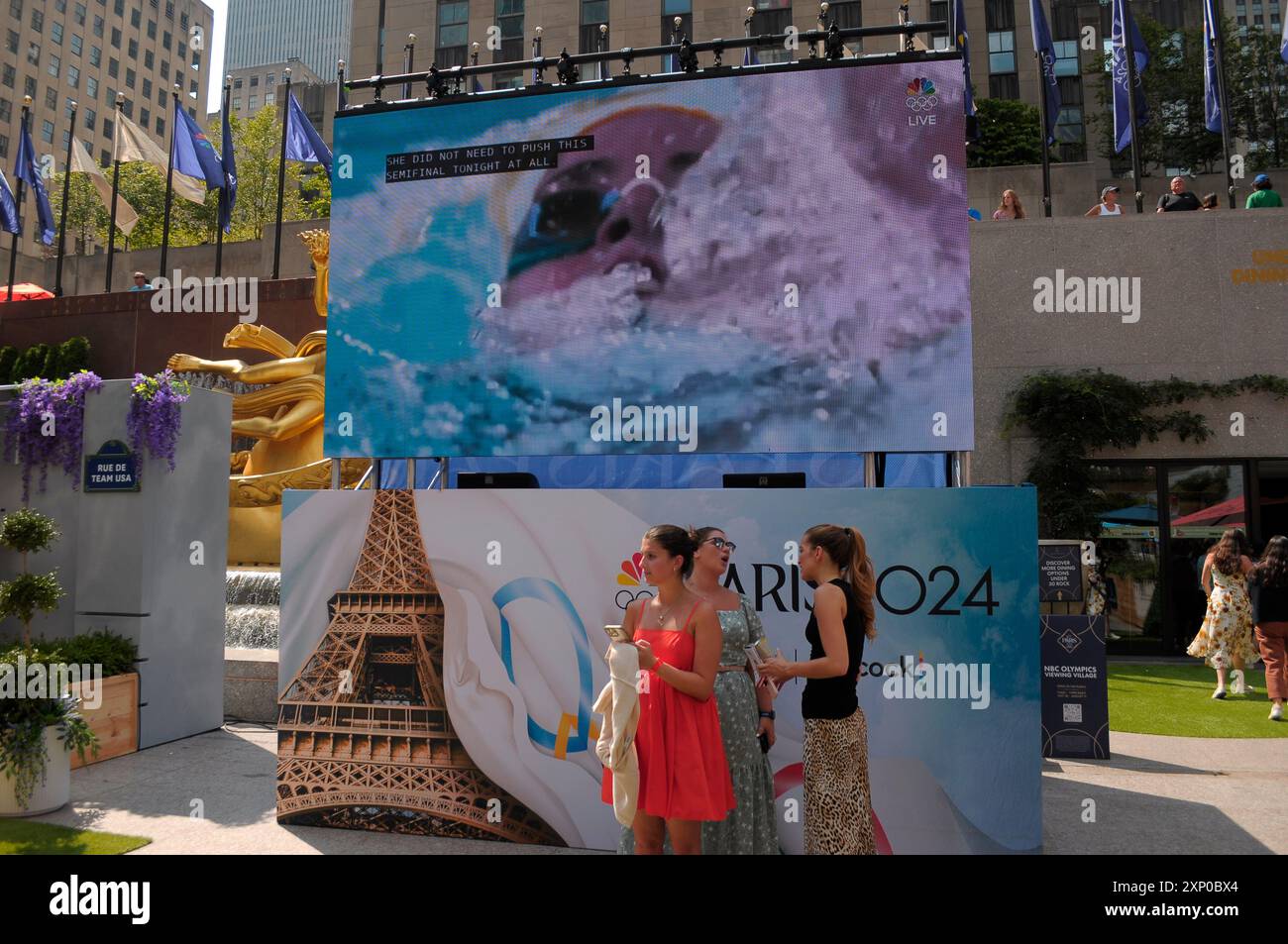Nbc olympics viewing village hi-res stock photography and images - Alamy
