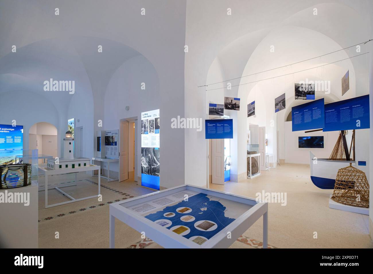 La Mola lighthouse museum, Formentera, Pitiusas Islands, Balearic ...