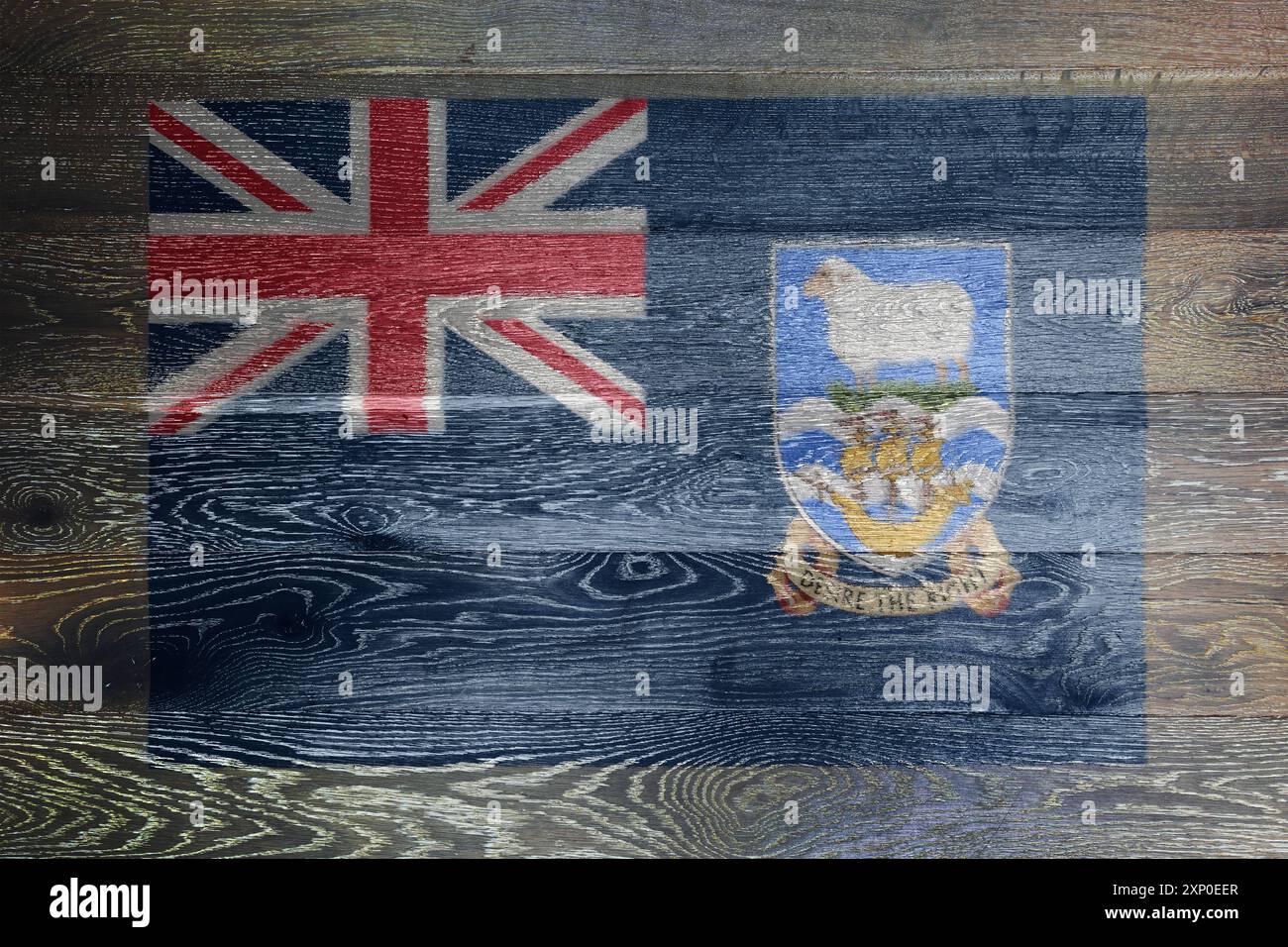 Falkland islands flag background hi-res stock photography and images ...