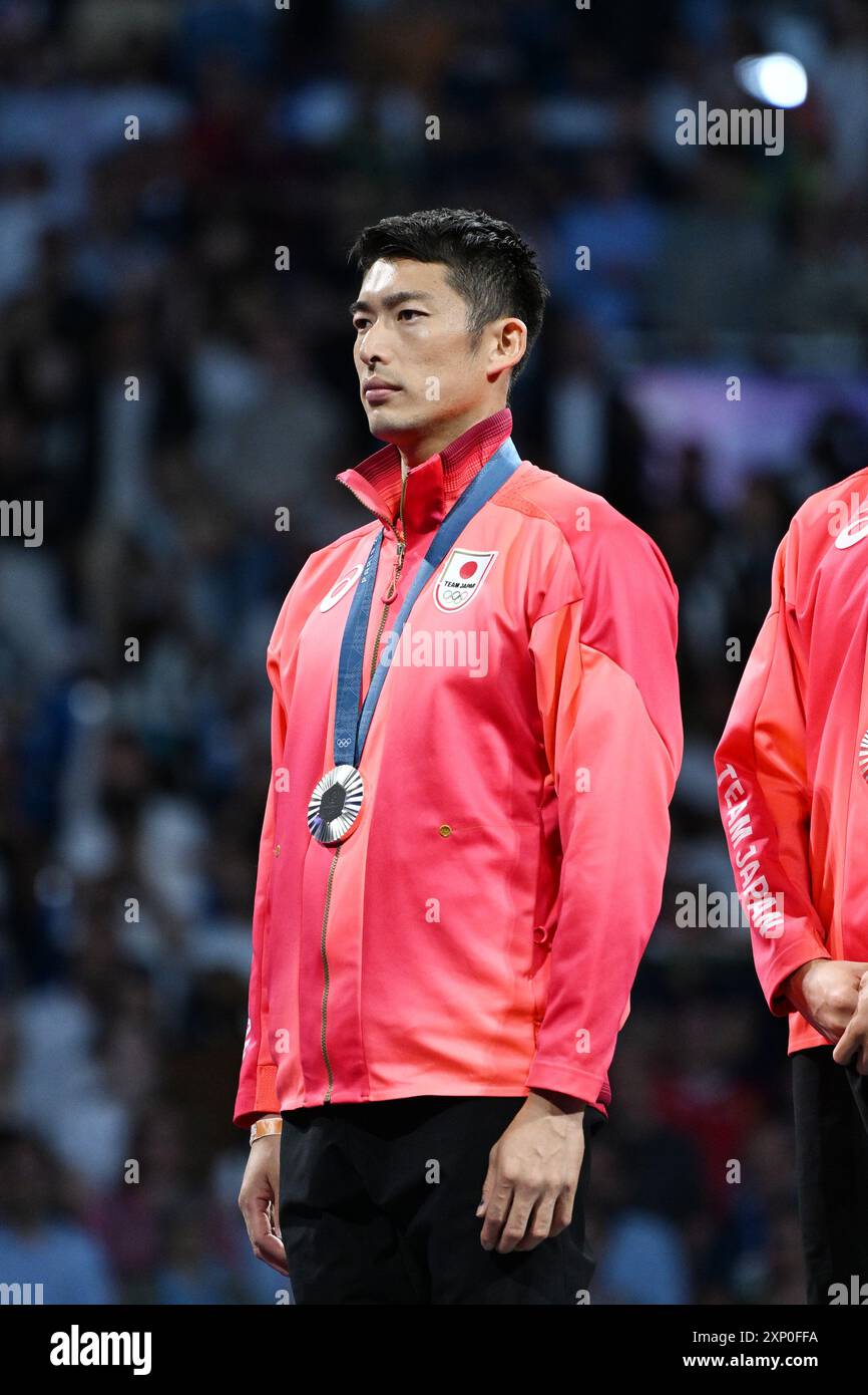 Paris, France. Credit: MATSUO. 2nd Aug, 2024. Kazuyasu Minobe (JPN ...