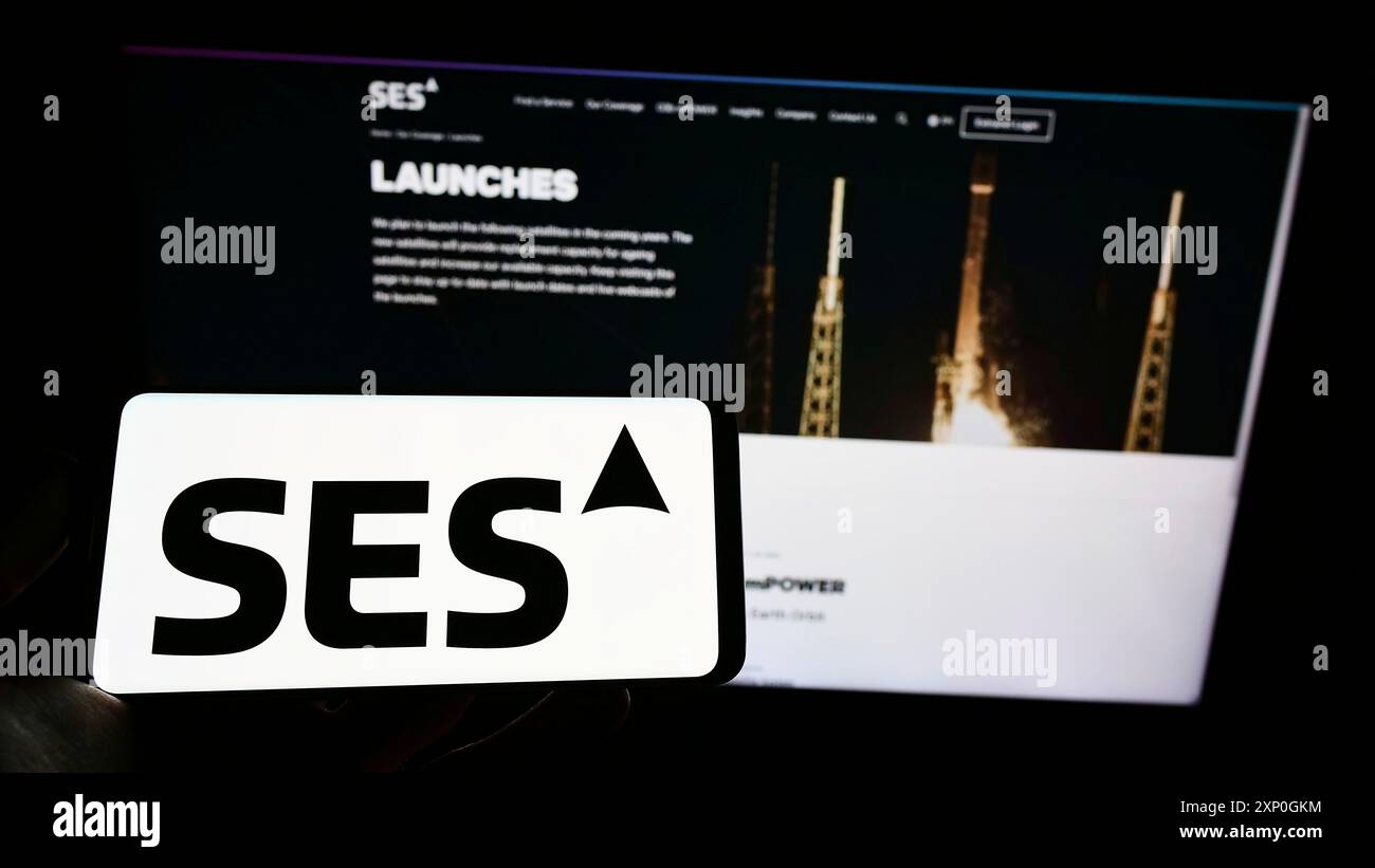 Ses business company logo hi-res stock photography and images - Alamy