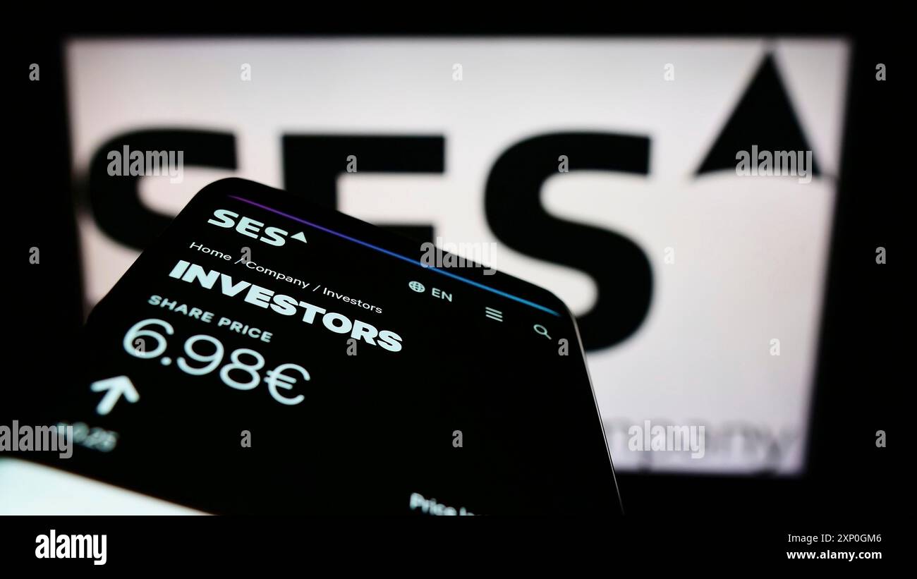 Ses business company logo hi-res stock photography and images - Alamy