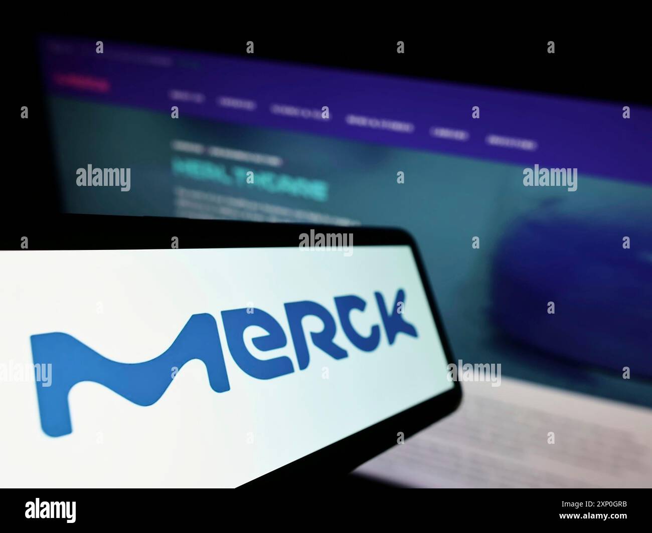 Merck website pharmaceutical company hi-res stock photography and ...