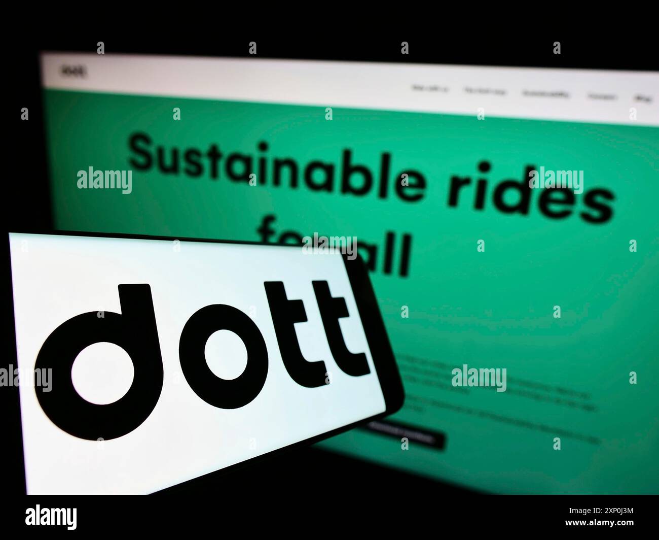 Stuttgart, Germany, 02-05-2022: Mobile phone with logo of Dutch company ...