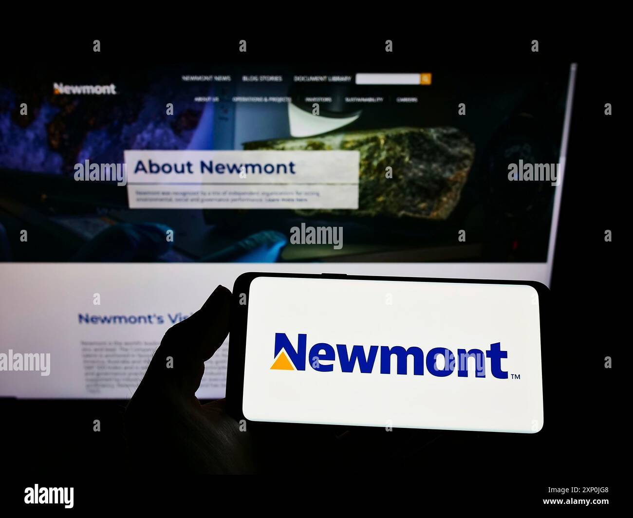 Newmont Mining Logo Newmont Mining Corporation weltgrößter