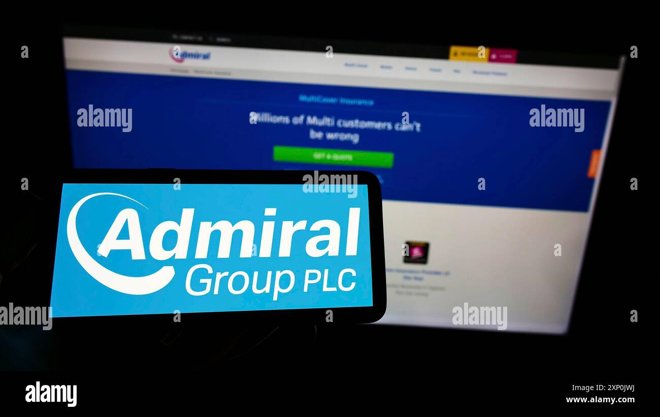 Admiral group logo hi-res stock photography and images - Alamy