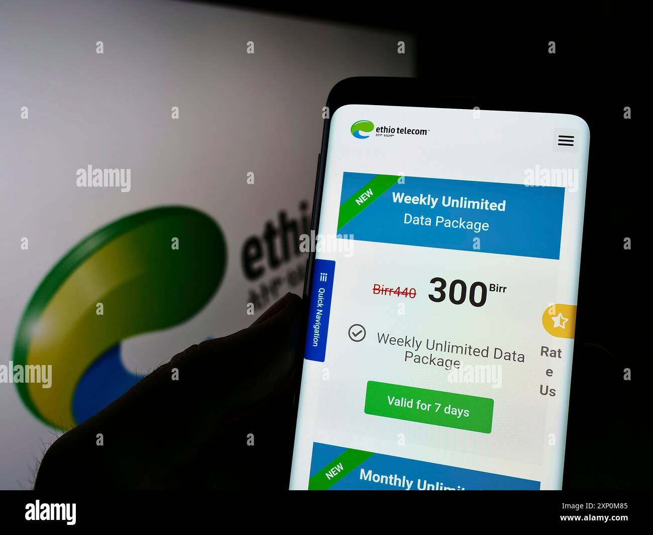 Stuttgart, Germany, 01-09-2022: Person holding cellphone with webpage ...