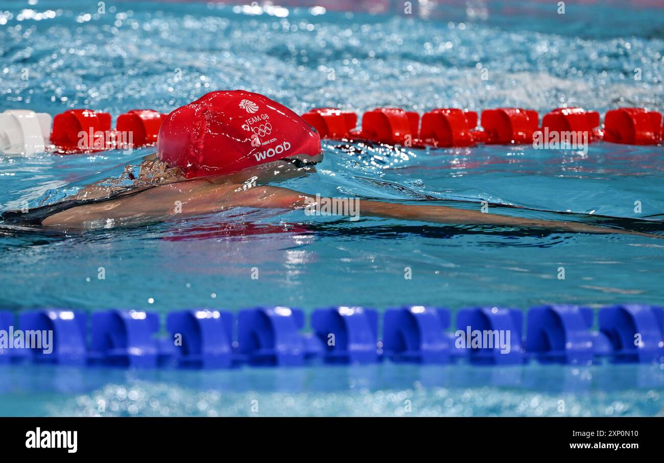 2nd August 2024; Paris Olympic Games, Paris, France, Day 7; Swimming ...
