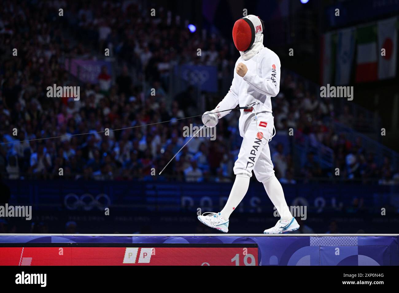 Paris, France. Credit: MATSUO. 2nd Aug, 2024. Koki Kano (JPN) Fencing : Men's Epee Team Final ...