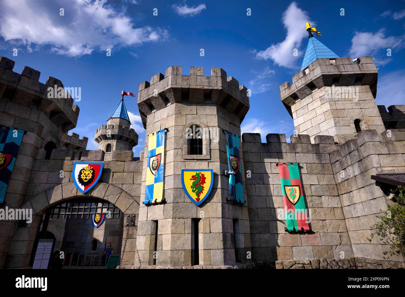 Knight's castle, Land of Knights, LEGOLAND theme park, Germany ...