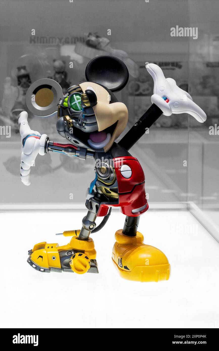 Mickey Mouse half robot Stock Photo - Alamy