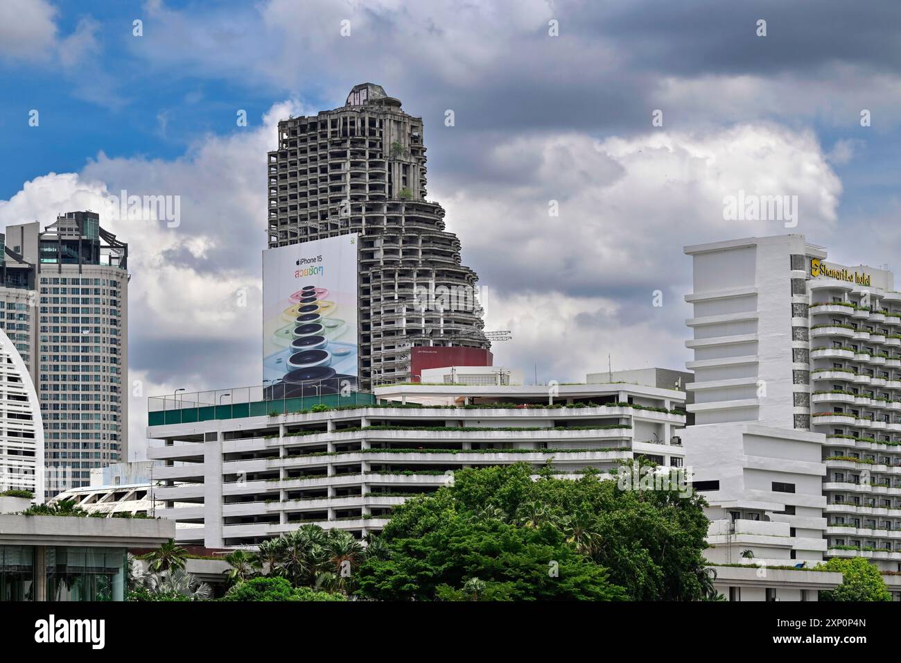 Sathorn unique tower hi-res stock photography and images - Alamy