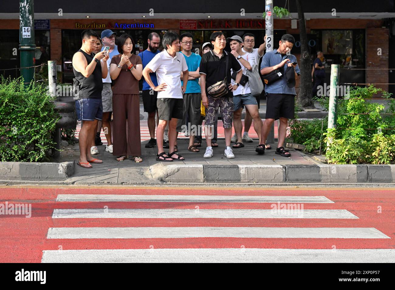 Pedestrian crossing Pedestrians Stock Photo - Alamy
