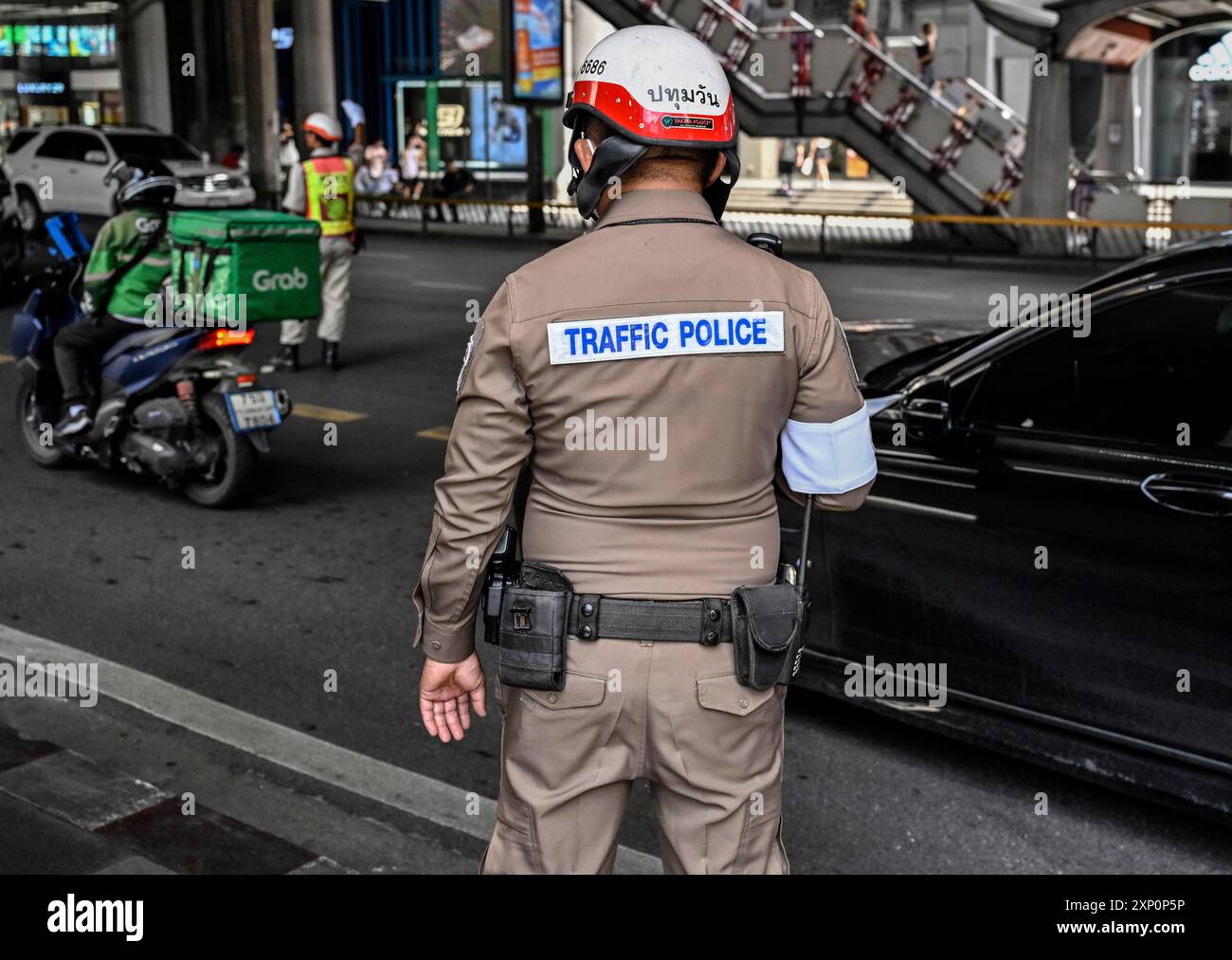 Police traffic policeman, Bangkok, Thailand Stock Photo - Alamy