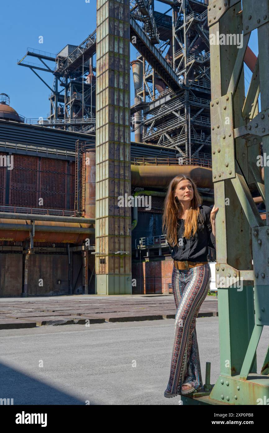 Model Landscape Park Duisburg Germany Stock Photo - Alamy