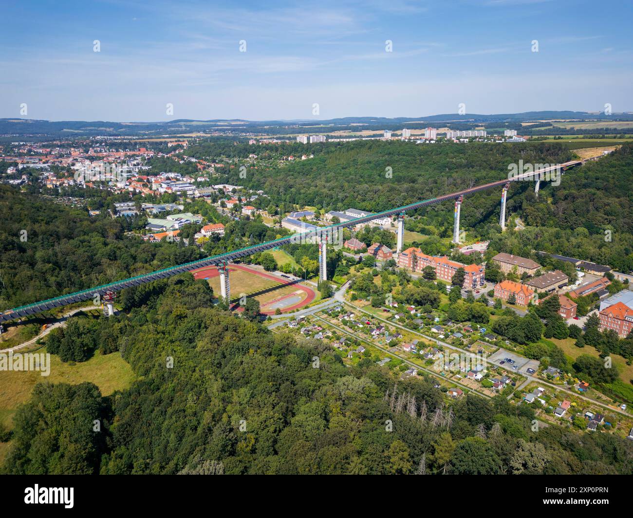 The new bridge on the Pirna southern bypass will be 916 metres long, 70 ...