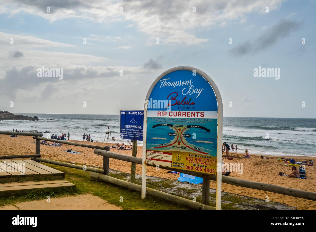 Thompsons bay beach a blue flag beach in Ballito Dolphin coast Duban ...