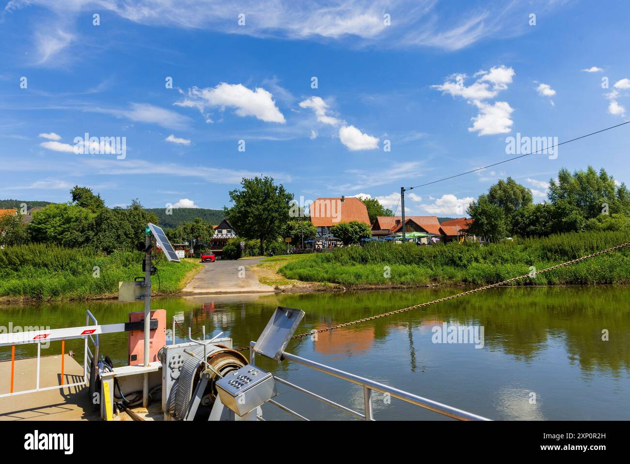 Cable ferry transports vehicles across hi-res stock photography and ...