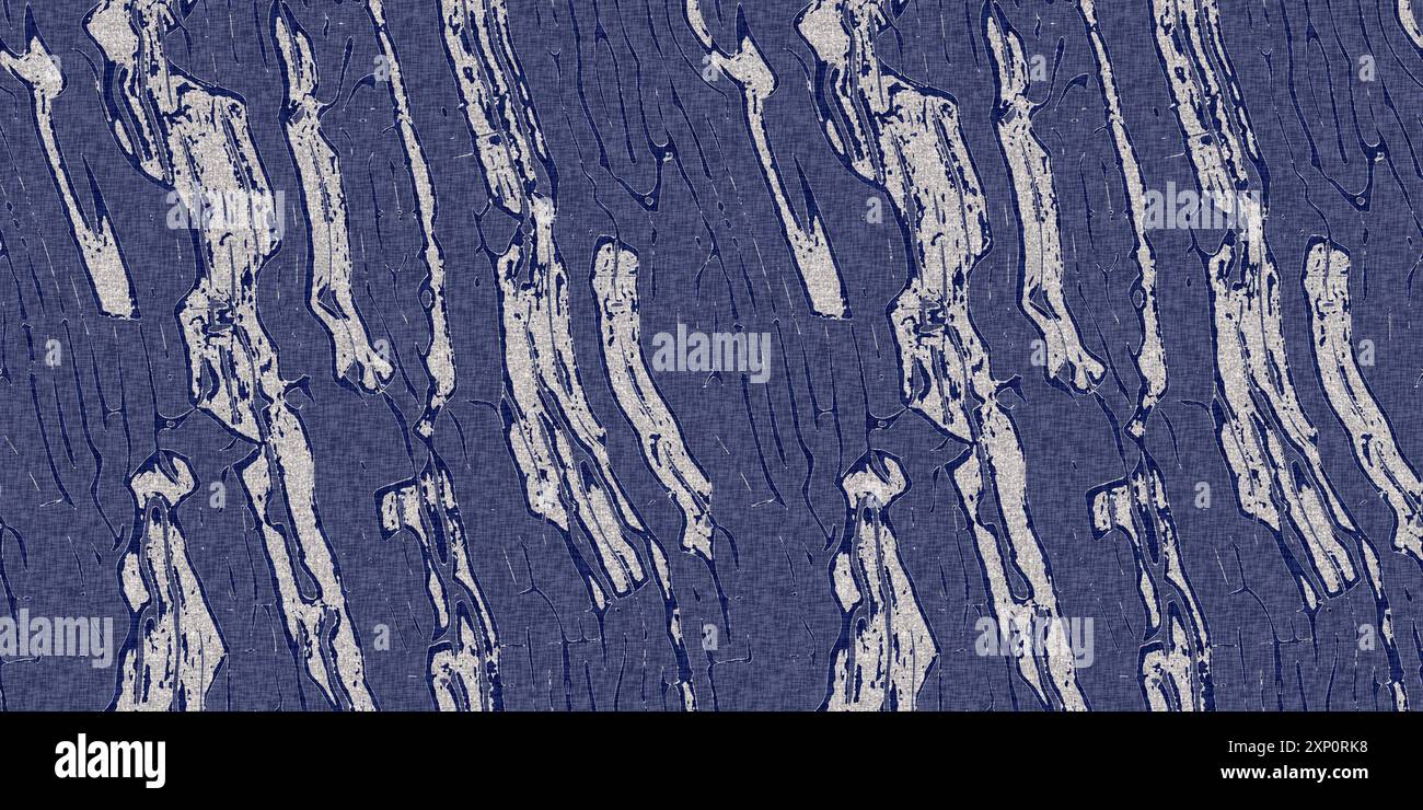 Denim blue dye effect seamless woven linen background, Distressed ink ...