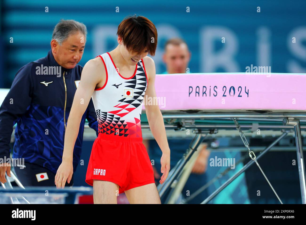 Paris, France. 2nd Aug, 2024. (L-R) Norifumi Yamamoto, Ryusei Nishioka ...