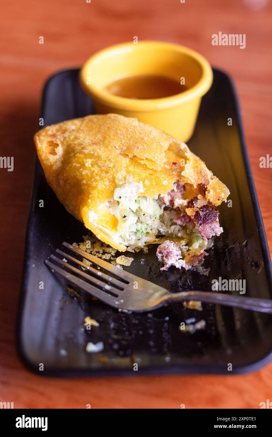 Ilocano empanada, a popular snack in Ilocos, Philippines Stock Photo ...